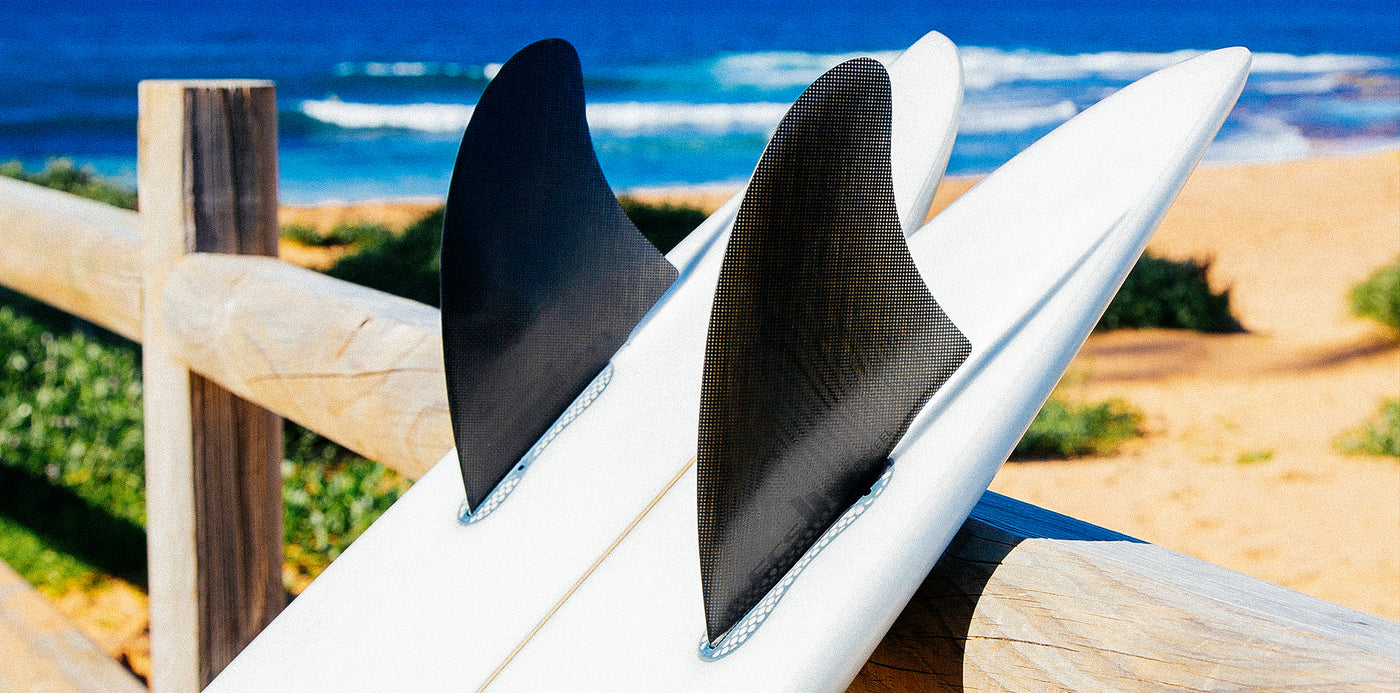 Twin & Keel Surfboard Fins | FCS Futures Scarfini – Black Sheep Surf Co